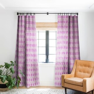 Blackout Justina Mark Peach Ans Pink Made-to-Order Curtain Panel (One ...