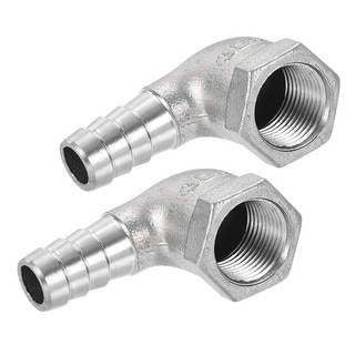Hose Barb Fitting Elbow Female Thread Right Angle Pipe Connectors ...