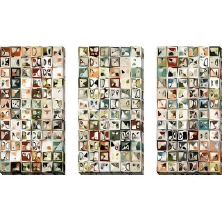 "Tile Art 3 2013" by Mark Lawrence 3 Piece Set on Canvas - Bed Bath ...
