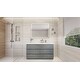 Aron 60'' Freestanding Vanity with Right Single Sink - Bed Bath ...