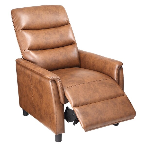 Pushback Recliner Chair Upholstered Leather Accent Chair Comfy Armchair On Sale Bed Bath Beyond 40705685
