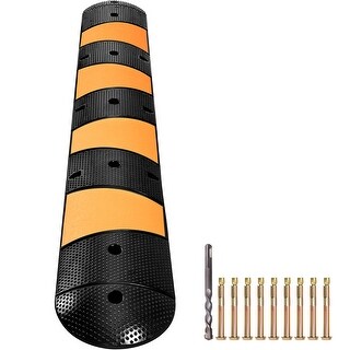 UIMOSO Rubber Traffic Calming Device, Single Unit with Dual Channels ...