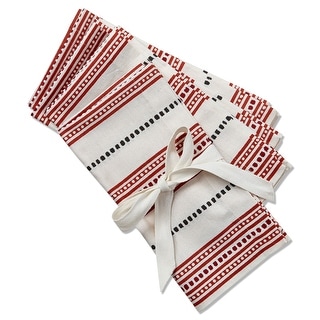 Earth Napkin Set of 4 - Multicolor Cotton Kitchen Cloth Napkins ...