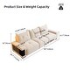 89" Velvet Sofa with Deep Seat, Ergonomic Design, and Built-In Pet Rest ...
