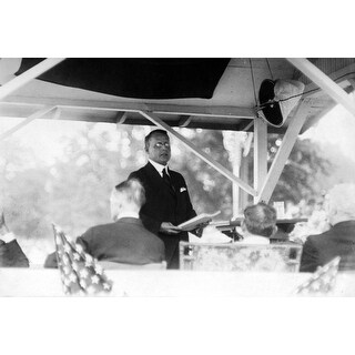 Ohio Governor James M Cox Giving A Speech During His Run For The ...