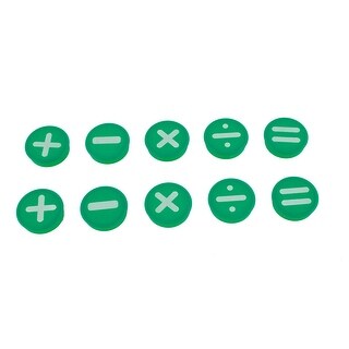 Blackboard Mathematical Symbol Pattern Fridge Refrigerator Magnets Set ...