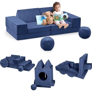 Modular Kids Play Couch ,12PCS Toddler Child DIY Sectional Creativing ...