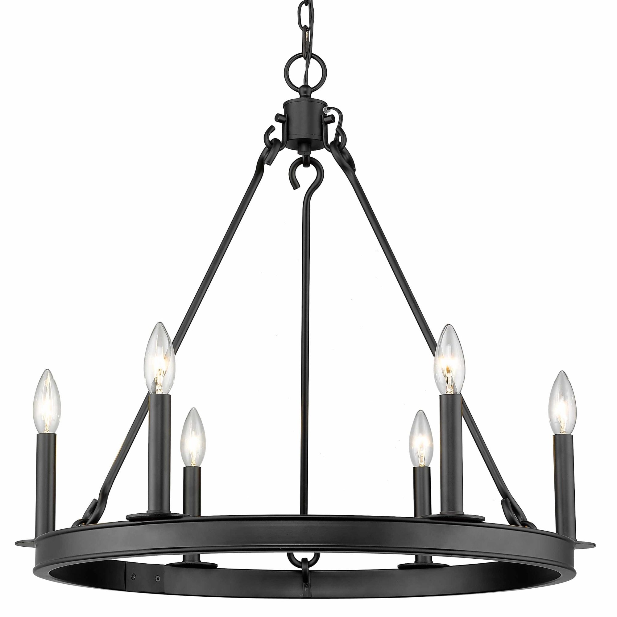Z-Lite 2301-63 Arrington 6 Light 63" Wide Taper Candle Style - Bed Bath ...