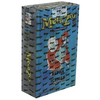 MetaZoo TCG: Cryptid Nation Alpha Iceman Frost Tribal Theme Deck - Bed ...