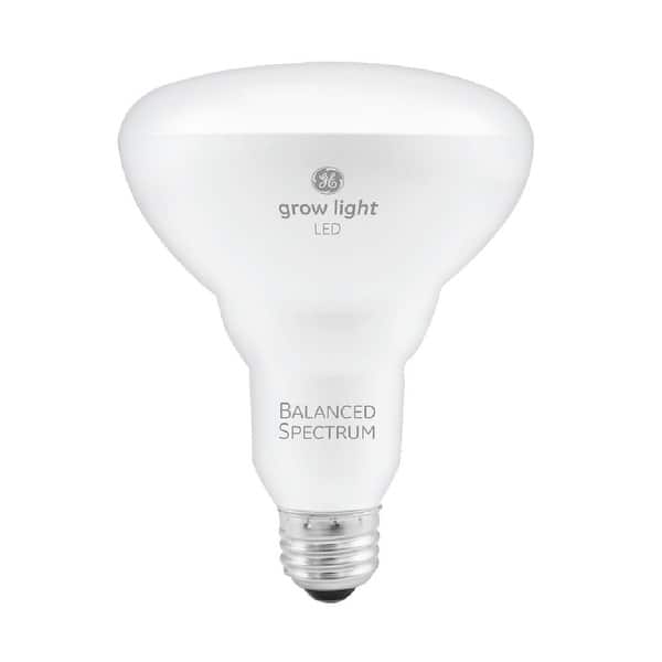 GE 93101230 Balanced Spectrum BR30 E26 LED Grow Light - 9 watts - Bed ...