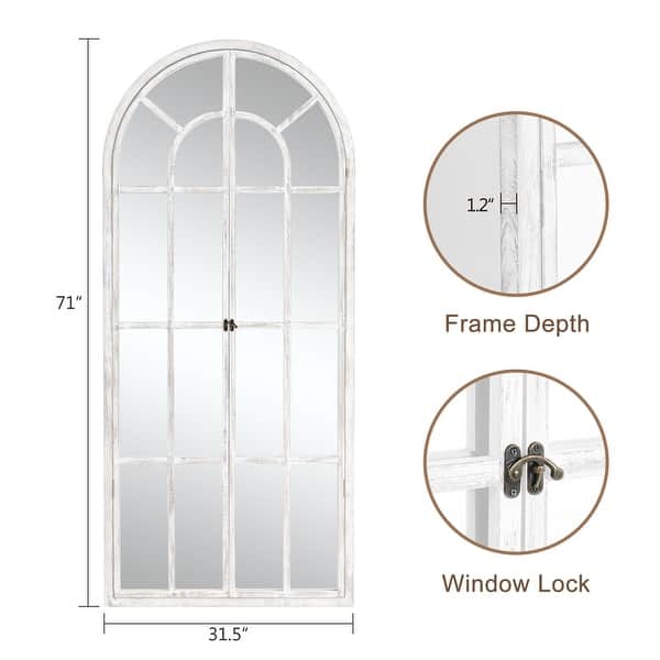 window pane mirror door