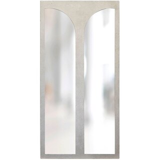 Harp & Finial - Turner Mirror - Silver Finish On Resin Frame - Plain ...