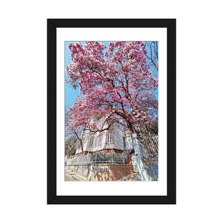 iCanvas "Bebek Pink Flower House" by Mustafa Tayfun Ozcan PFA - Bed ...