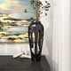Aluminum Metal Drip Vase with Melting Designed Body - Black, Gold ...