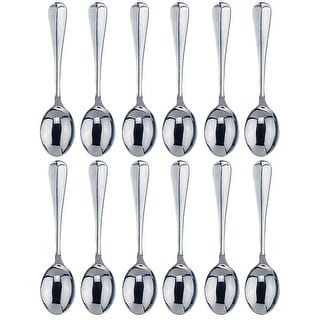 Fino Demi Spoon Set, Stainless Steel, Set of 12 - Bed Bath & Beyond ...