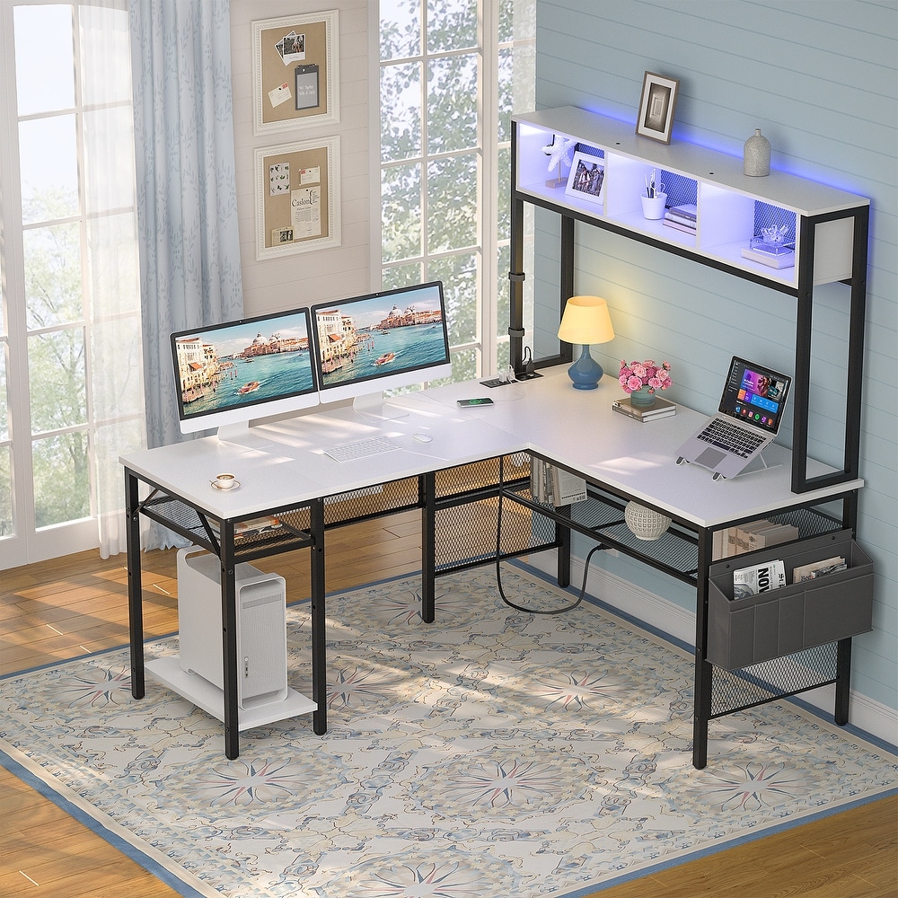 White Hutch Desk Transitional Desks Bed Bath Beyond