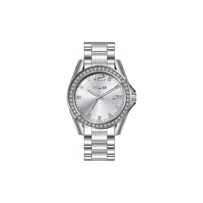 Invicta Women's 49846 Angel Quartz PC32 Silver Dial Watch - Overstock ...
