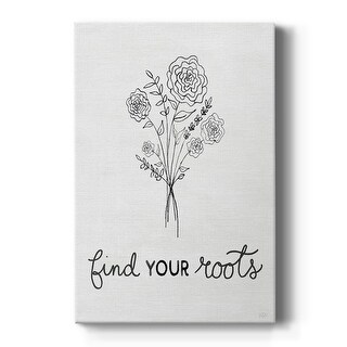 Find Your Roots Sketch Premium Gallery Wrapped Canvas - Ready to Hang ...