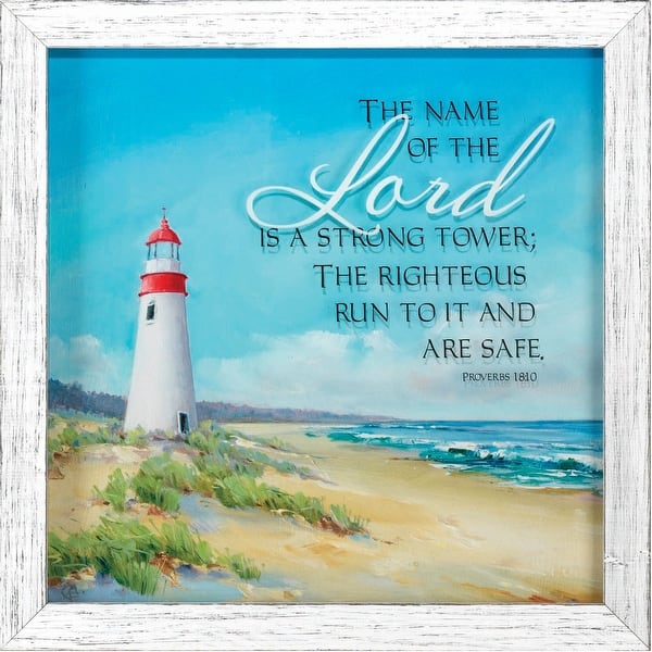 Proverbs 18:10 The Name Of The Lord IS A Strong Tower Lighthouse Photo ...
