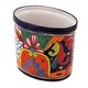 Novica Handmade Talavera Collector Ceramic Waste Bin - Bed Bath ...