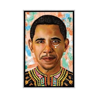 iCanvas "Barack Obama" by Crixtover Edwin Framed - Bed Bath & Beyond ...