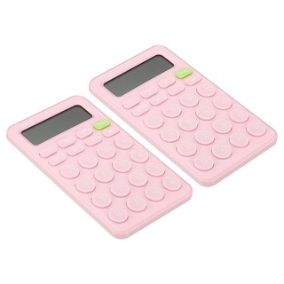 Desk Basic Cute Calculator 2pcs Calculators Battery Powered 12 Digit ...