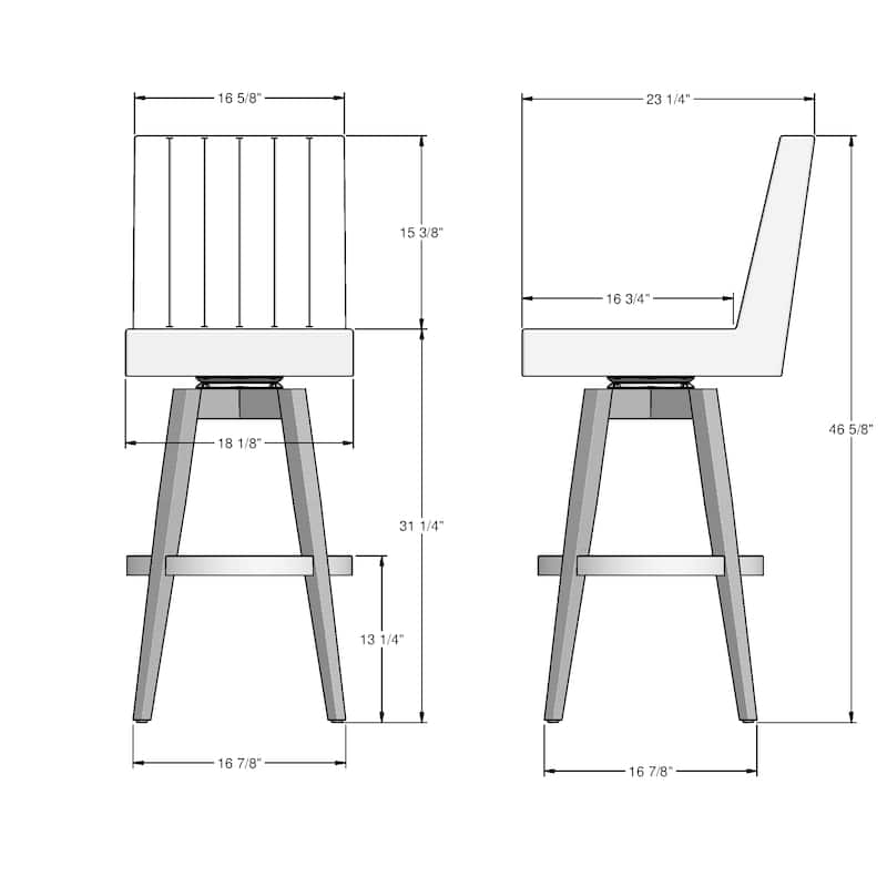 Amisco Dustin Swivel Counter And Bar Stool Bed Bath And Beyond 27598181
