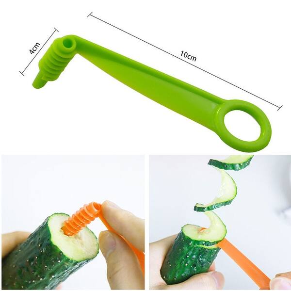5Pcs Manual Spiral Screw Slicer Potato Carrot Cucumber Vegetables ...