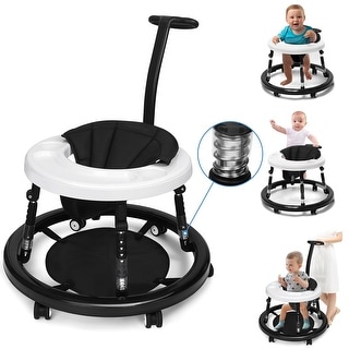 Upgrade Shockproof Baby Walker with Wheels,10 Heights Adjustable Anti ...