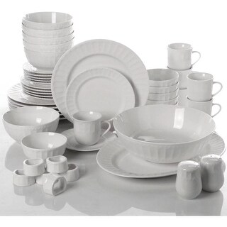 46-Piece Dinnerware and Serve ware Set, Service for 6 - Bed Bath ...
