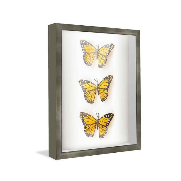 23x13 Shadow Box Frame Silver | 1.375 inches Deep Real Wood - Bed Bath ...