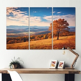 Designart "Harmony On Virginia Shenandoah Valley" Virginia Canvas Art ...