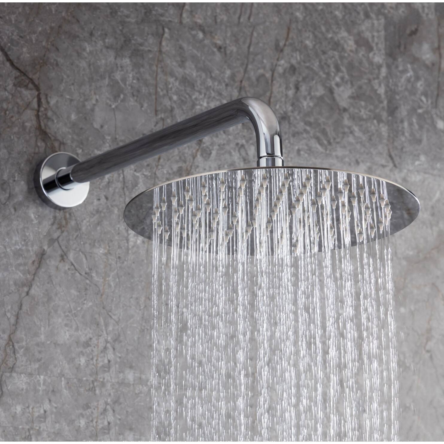 Rainlex Wall Mounted Three Function Shower System Rainfall Shower Head