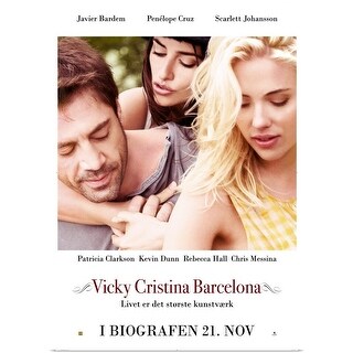 "Vicky Cristina Barcelona - Movie Poster - Danish" Poster Print - Multi ...