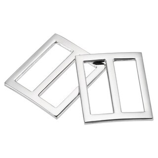 26mm Flat Metal Slide Strap Adjustable Buckle Silver Tone 10pcs ...