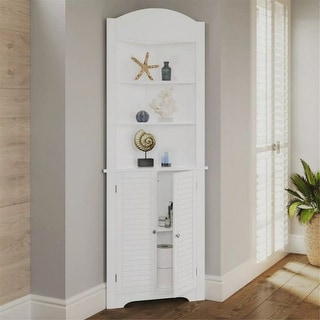 White High Corner Cabinet - Bed Bath & Beyond - 37522255