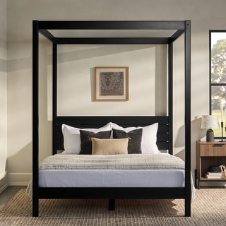 Middlebrook Designs Minimalist Canopy Queen Bedframe - Bed Bath ...