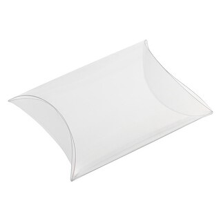 Plastic Pillow Box, Treat Gift Boxes Clear 3.54x2.76x0.98" Pack of 30 ...