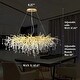 KAYLA Modern Indoor Crystal Chandelier for Dining Room, Kitchen Island ...