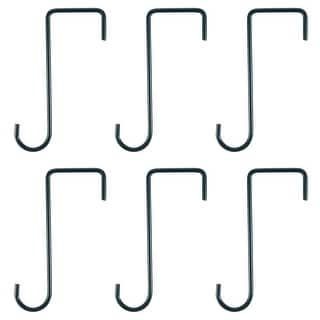 Over the Door Hooks, Metal Z-Shaped Hanging Hooks Door Wreath Hanger ...