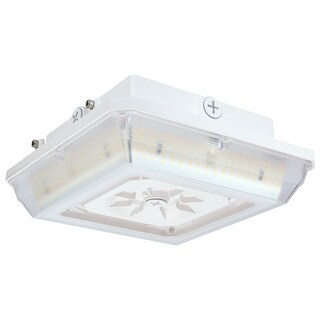 Square LED Canopy Light 3K/4K/5K CCT 20W/30W/45W Wattage Selectable ...