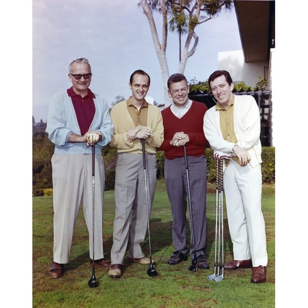Group Picture With Bob Newhart Holding Golf Bat Photo Print - Bed Bath ...