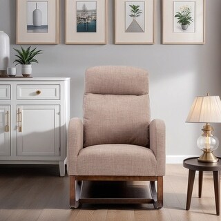 Living Room Comfortable Rocking Chair Living Room Chair with Wood Legs ...