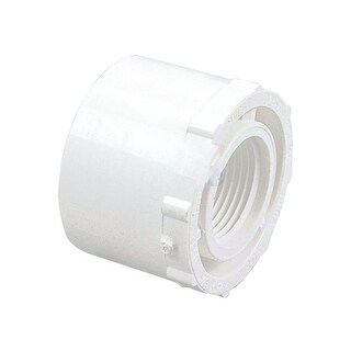1.5 in.x 1 in. White Plastic PVC Bushing - Bed Bath & Beyond - 39110520
