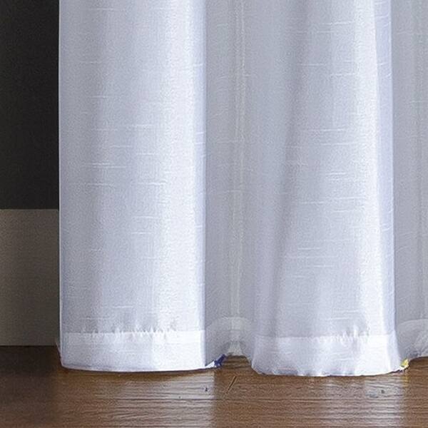 VCNY Home Preston Faux Silk Curtain Panel, 52" x 90" - 52" x 90" - On ...