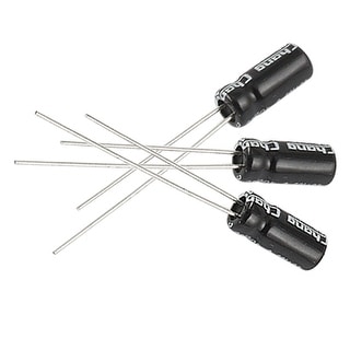 10 x 100uF 16V 105C Radial Electrolytic Capacitor 5x11mm - Black - Bed Bath & Beyond - 36250551