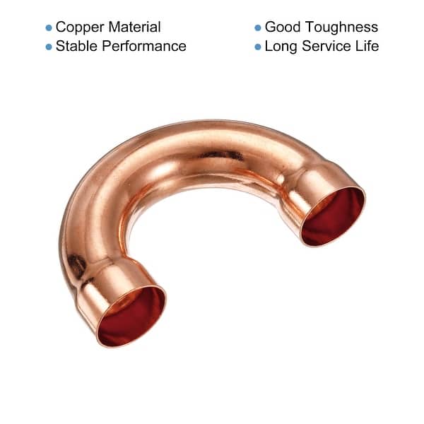 U Shape Elbow 180 Degree Copper Pipe Fitting Welding Solder Connect 28 ...