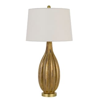 Morlaix French Gold Glass Table Lamp with Shade - Bed Bath & Beyond ...
