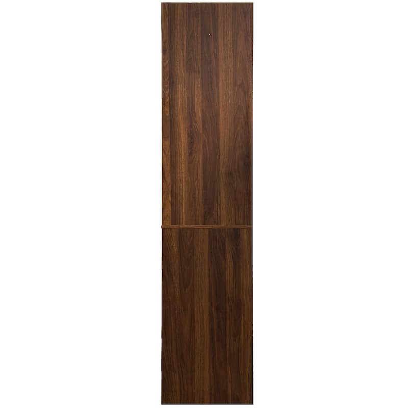 Roomfitters Kitchen Pantry Cabinet with 12 Bottle Slots Glass Door Tall ...
