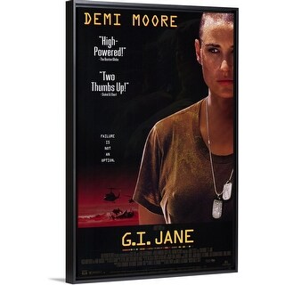 "G.I. Jane (1997)" Black Float Frame Canvas Art - Bed Bath & Beyond ...